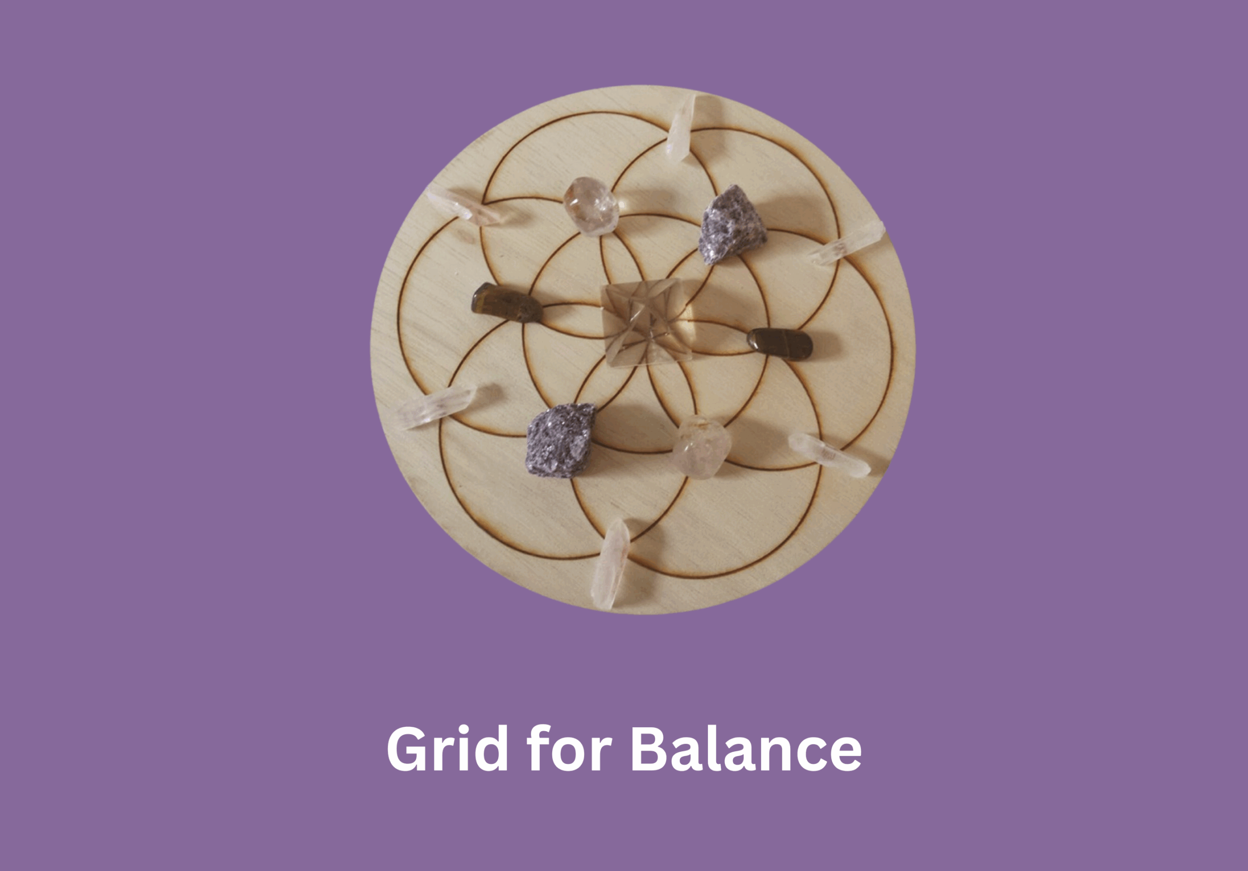 Crystal Grid for Balance - May 2025 | Saralee Hofrichter